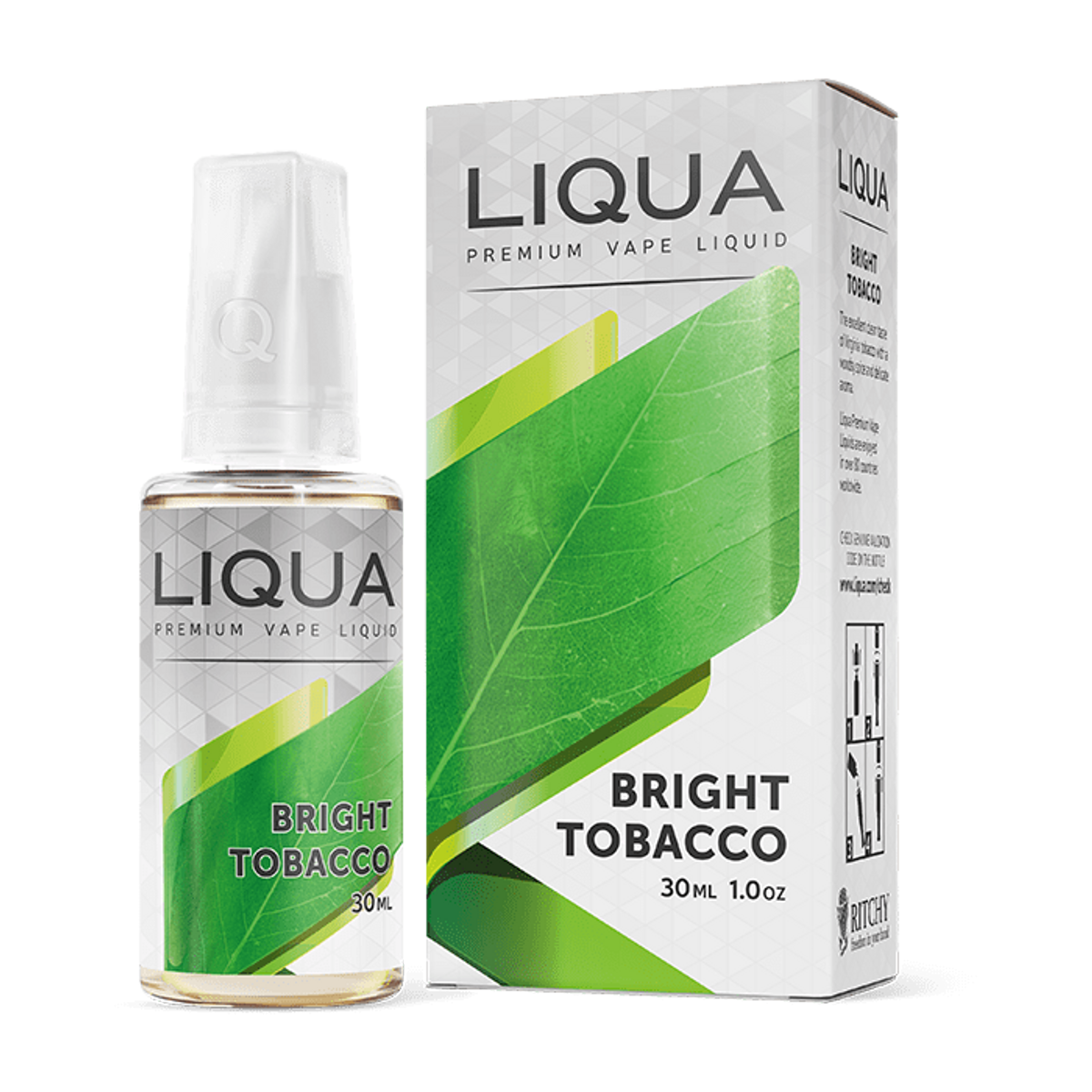 Liqua Elements - Bright Tobacco, Ejuice 30ml - Nosmoke.no